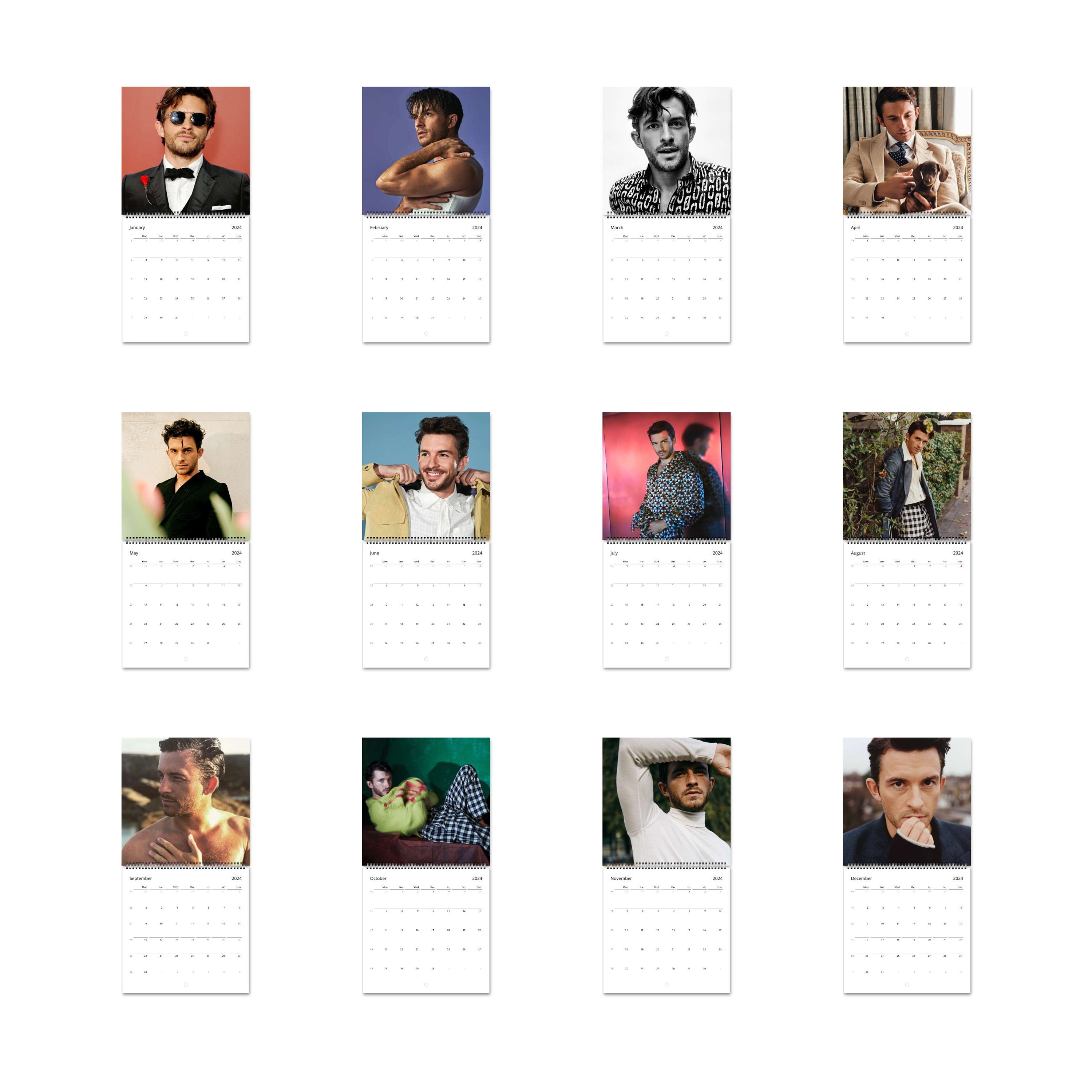 Jonathan Bailey Calendar Vol.1 - 2024 Calendar, Wall Calendar 2024 sold ...