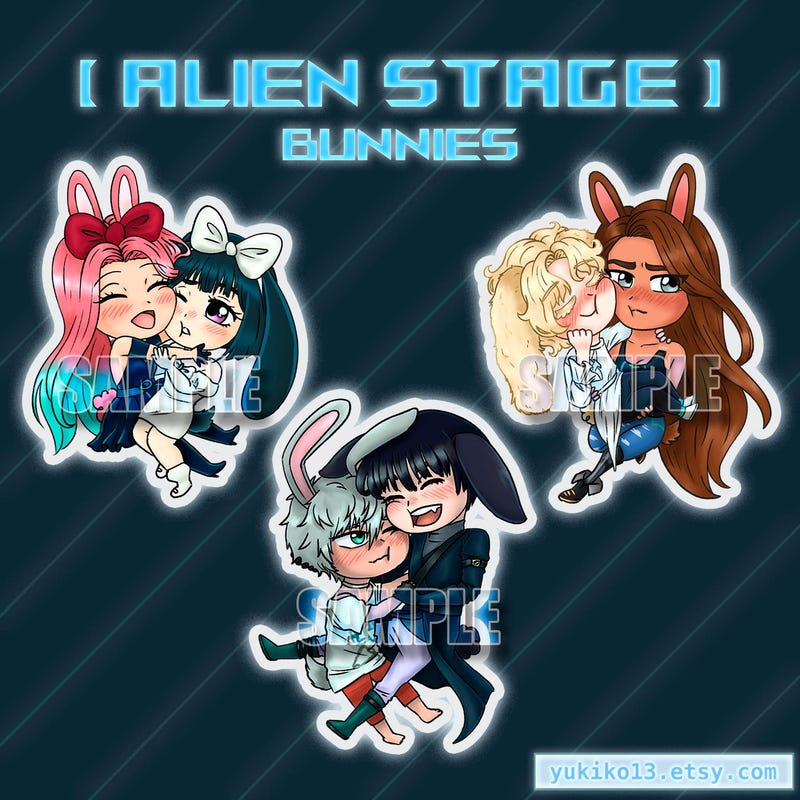 Alien Stage Bunny - Etsy
