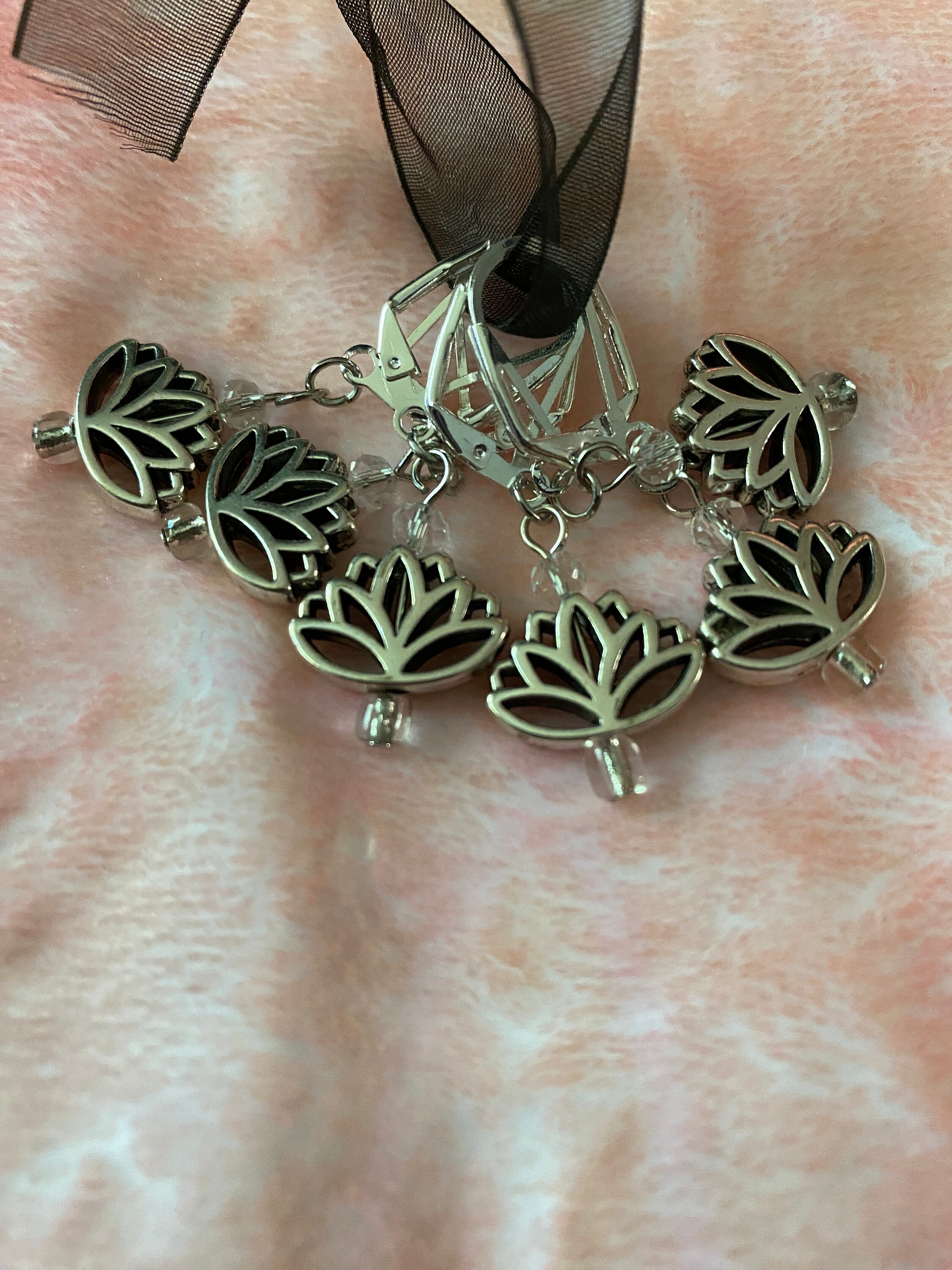 Lotus Stitch Markers - Etsy