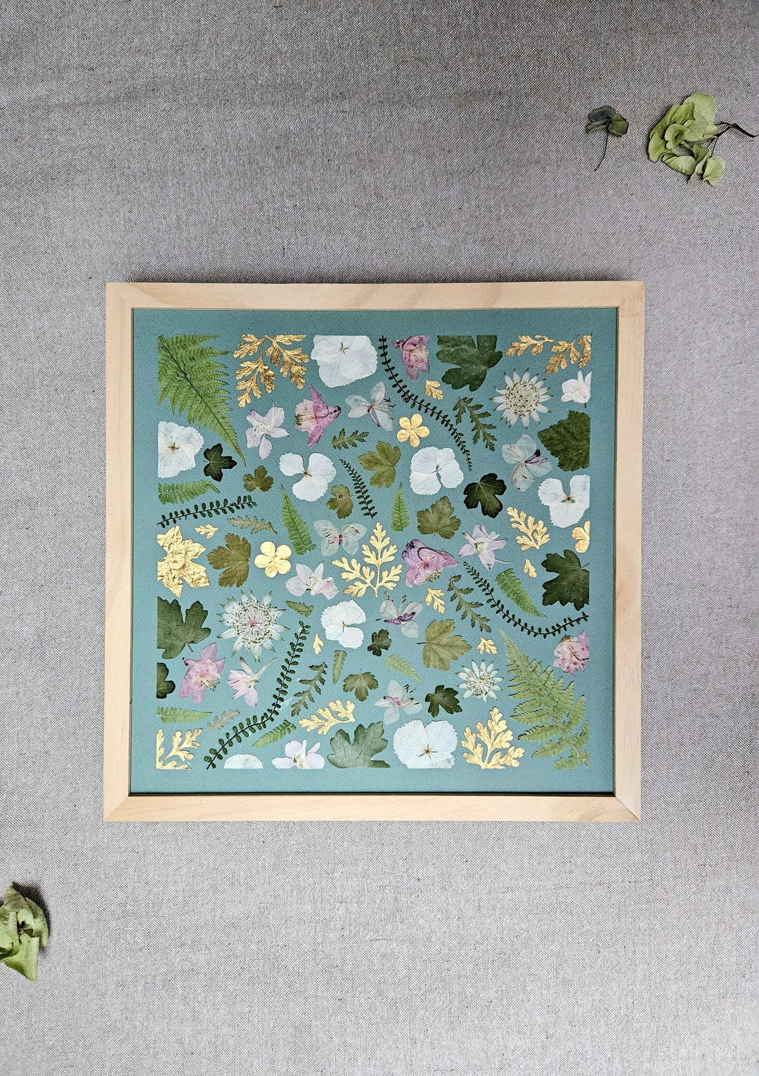 Herbarium Frame Herbarium Pressed Flowers Wild Flowers Natural ...