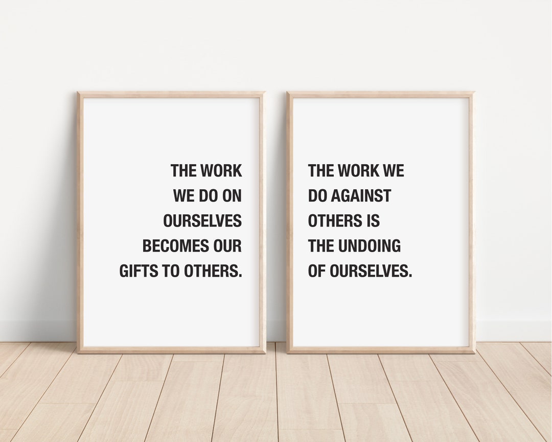 Motivational Digital Print Black and White Inspirational Quote Poster ...