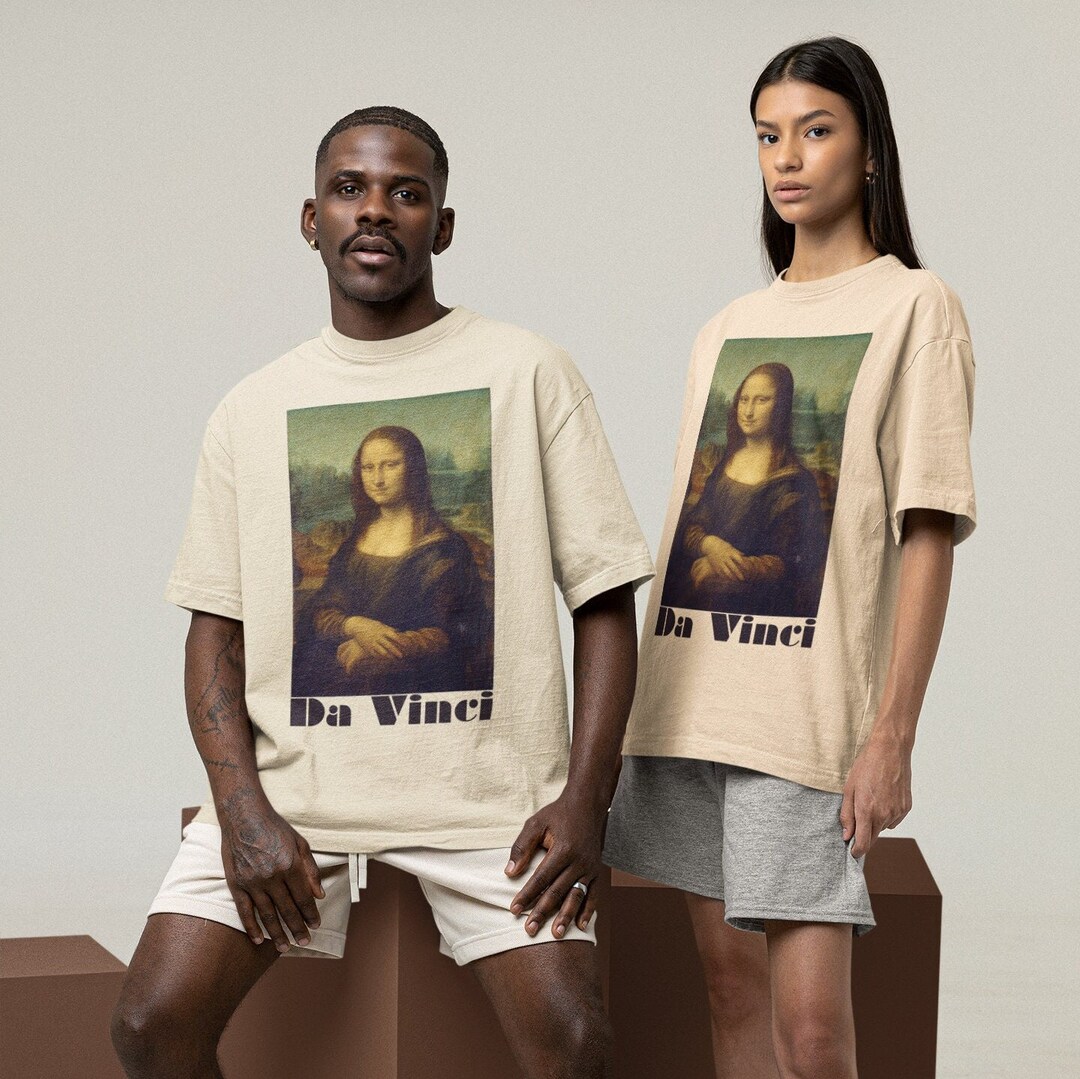 Mona Lisa Shirt Renaissance Painting Graphic Tee Leonardo Da - Etsy