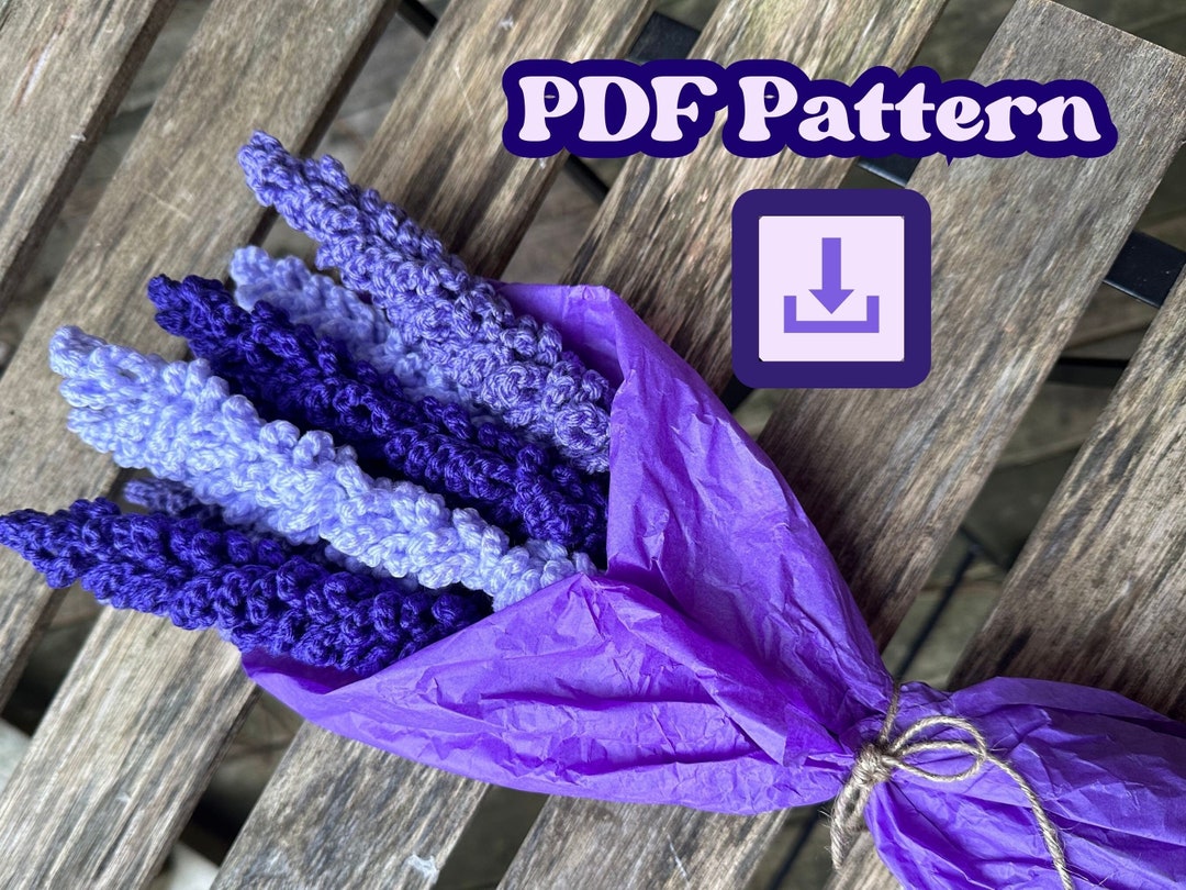 Crochet Lavender Pattern, Crochet Lavender, Easy Crochet Pattern ...