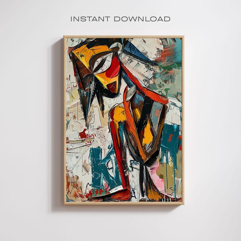 Abstract Figure Art - Etsy