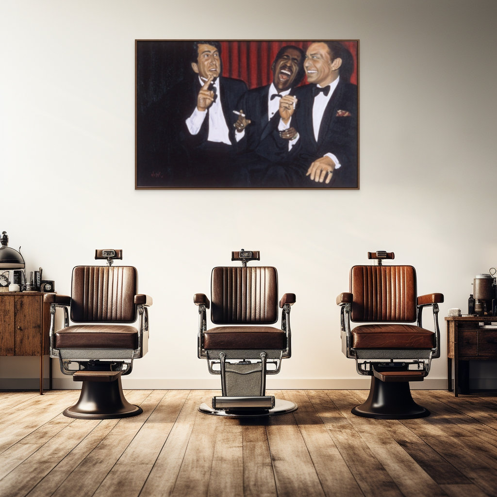 Rat Pack Original Oil Painting on Canvas Vintage Style Wall Decor Rat ...