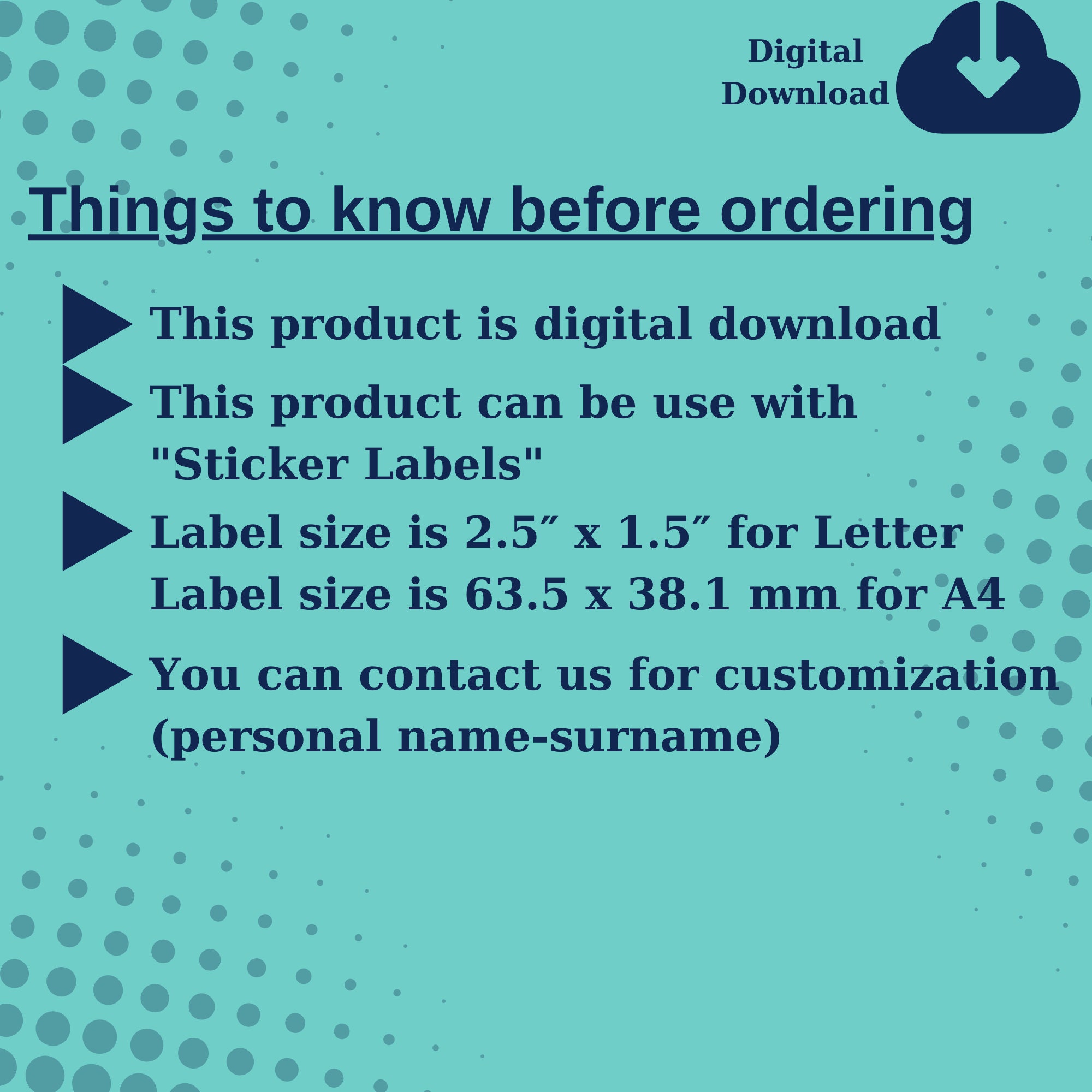 Custom Name Stickers for Kids Printable Name Labels for Kids - Etsy