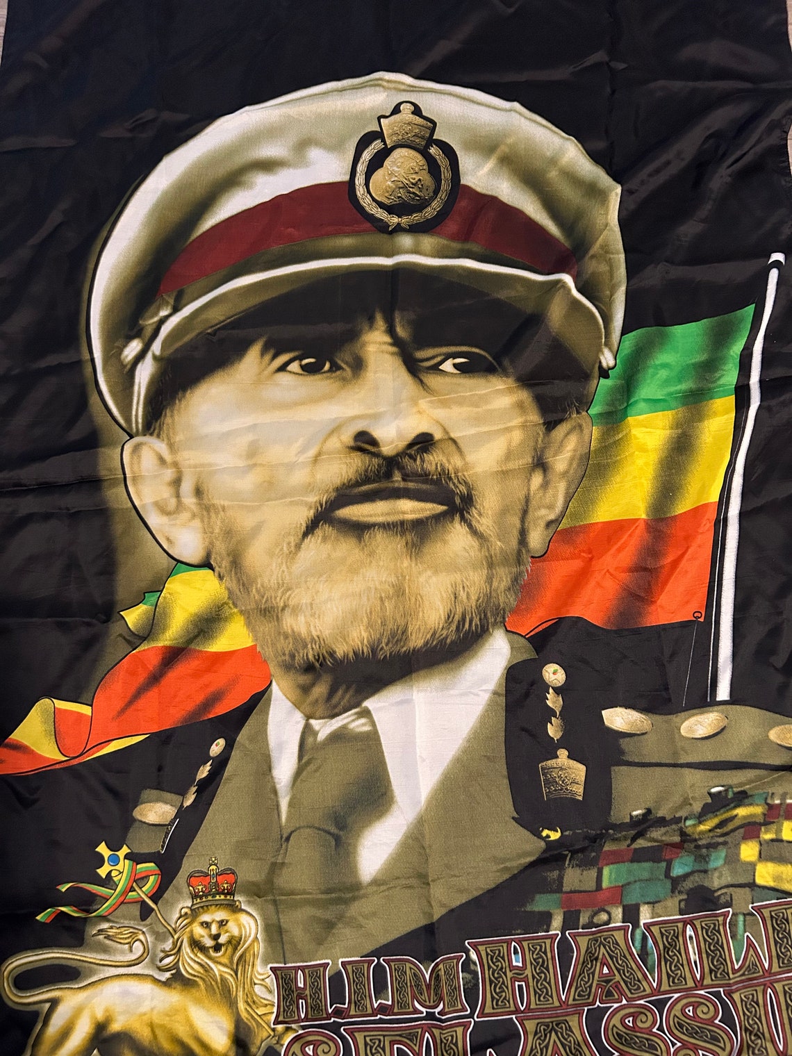 Haile Selassie I Flag. - Etsy Canada