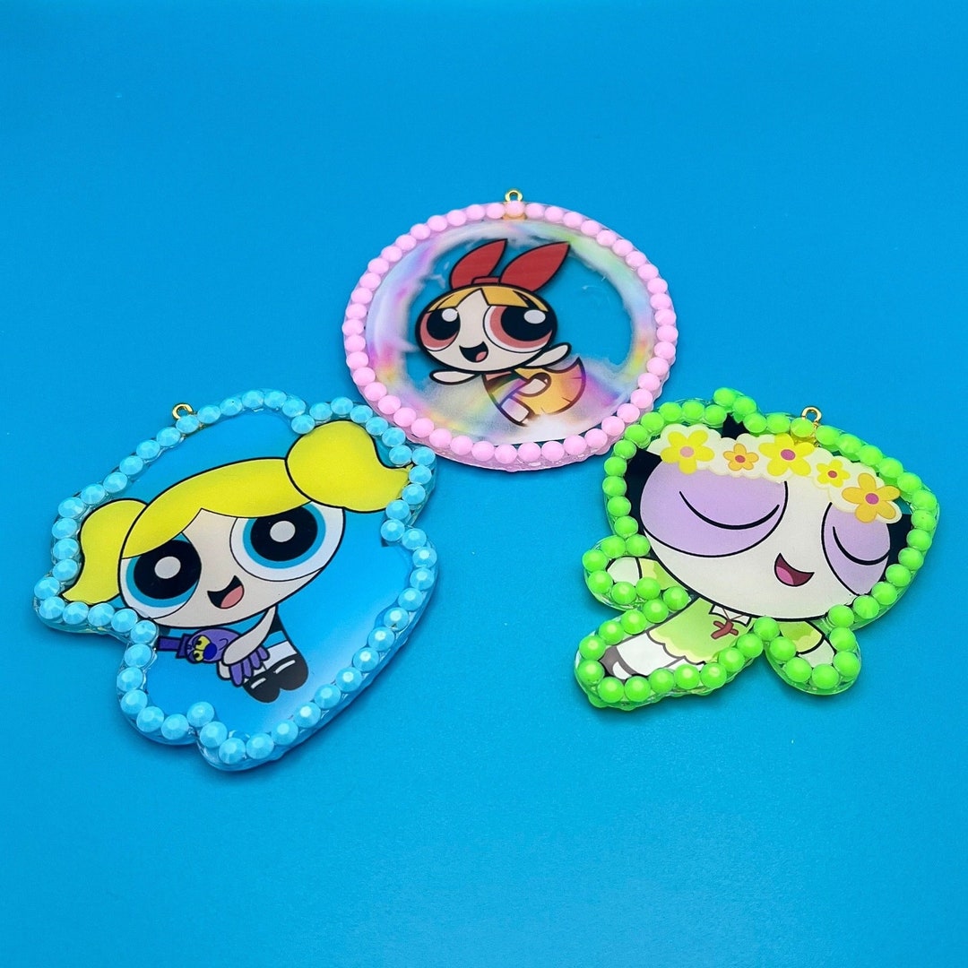 3 Power Puff Girls Christmas Ornaments - Etsy