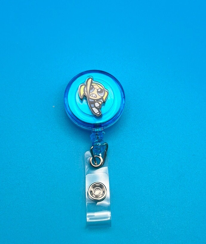 3 Power Puff Girls Badge/i.d. Pull Reel - Etsy