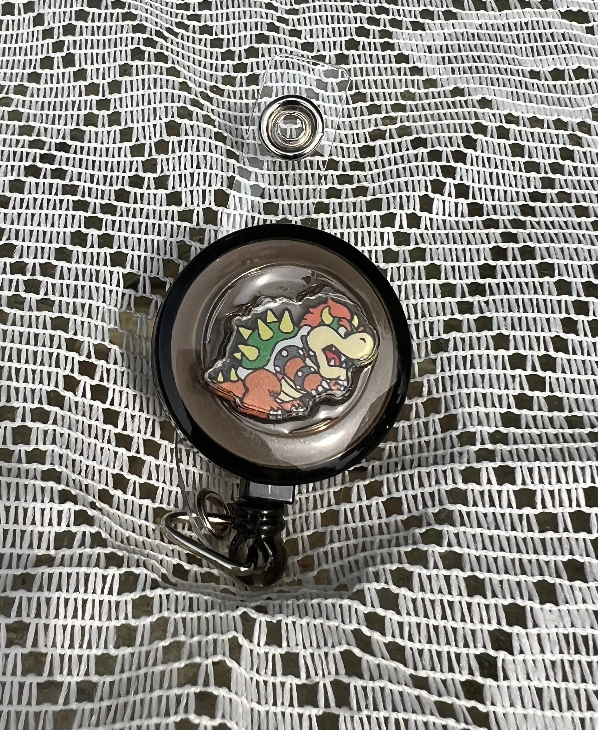 Bowser Badge/ I.D. Holder - Etsy