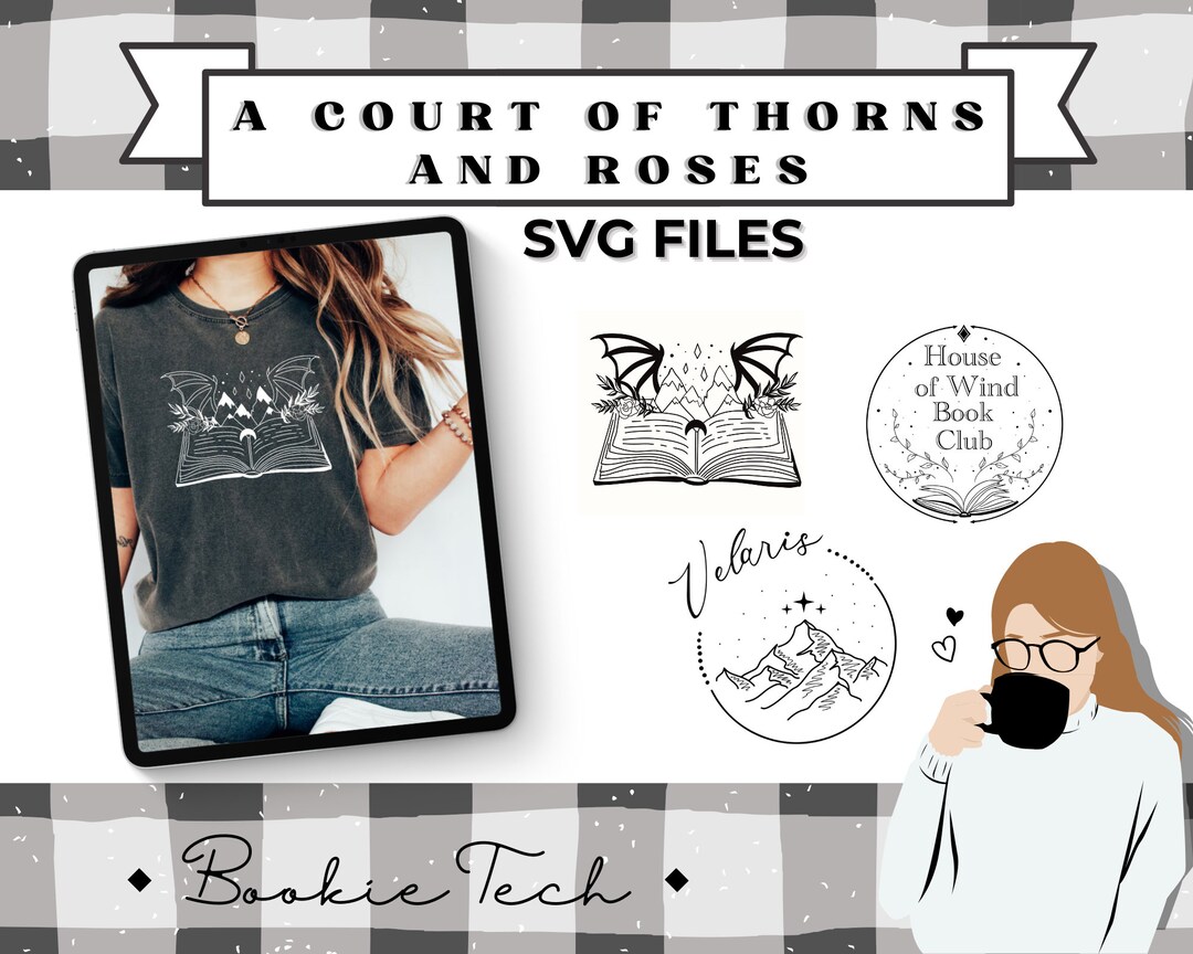 ACOTAR SVG Files | Fantasy | Court of Thorns and Roses | Bundle DIY ...