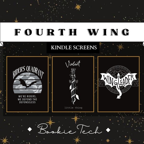 Kindle Skin Fourth Wing - Etsy