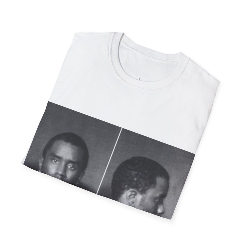 Diddy Mugshot Tee Puff Daddy Sean Combs Puffy Celebrity Mugshot Tee ...