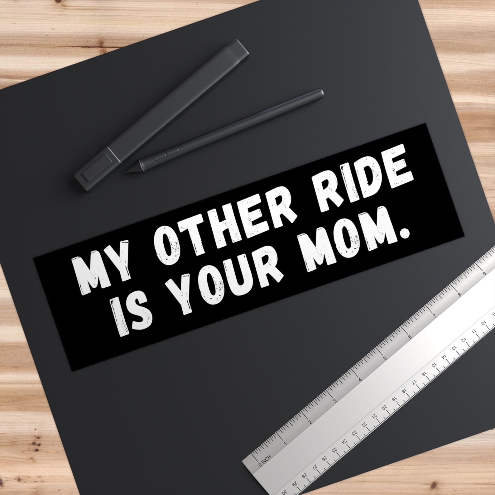 Mom Joke Bumper Sticker Funny Bumper Sticker - Etsy