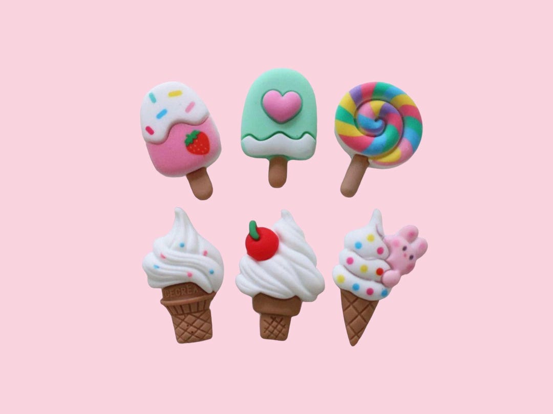 Ice Cream Shoe Charms - Etsy