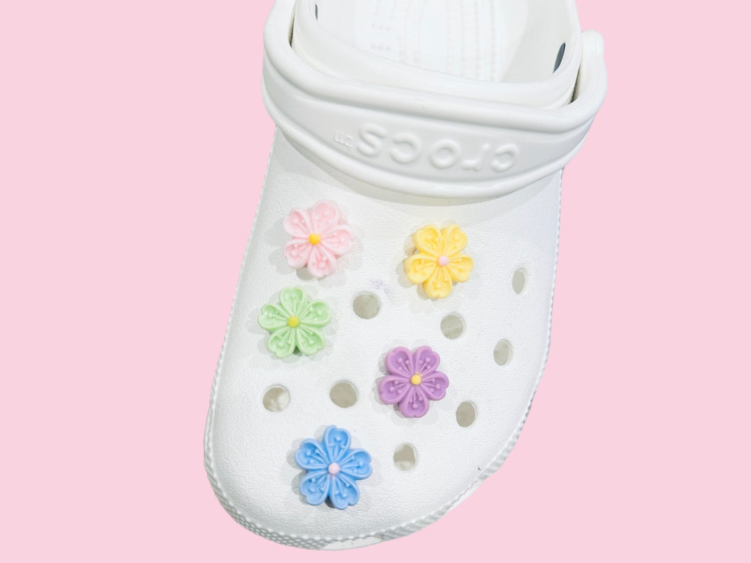 Sakura Shoe Charms , Kawaii Shoe Charms, Cute Croc Charms, Jibbitz - Etsy