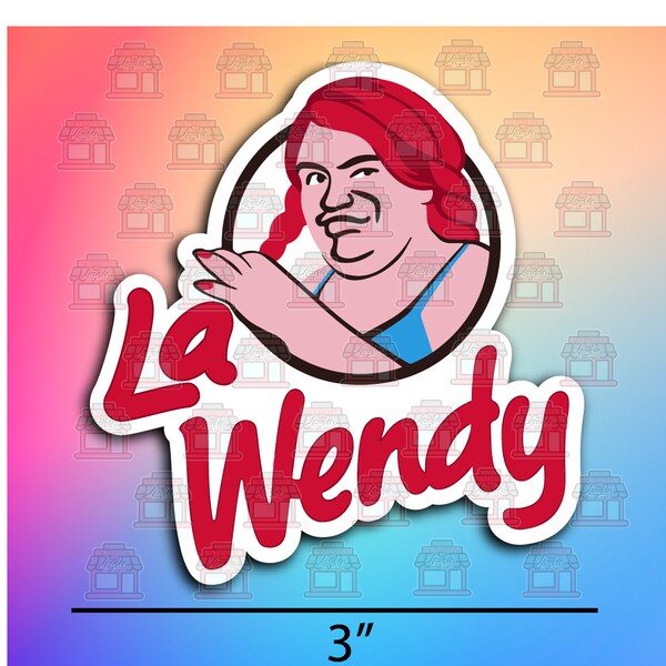 Wendys Logo Sticker - Etsy