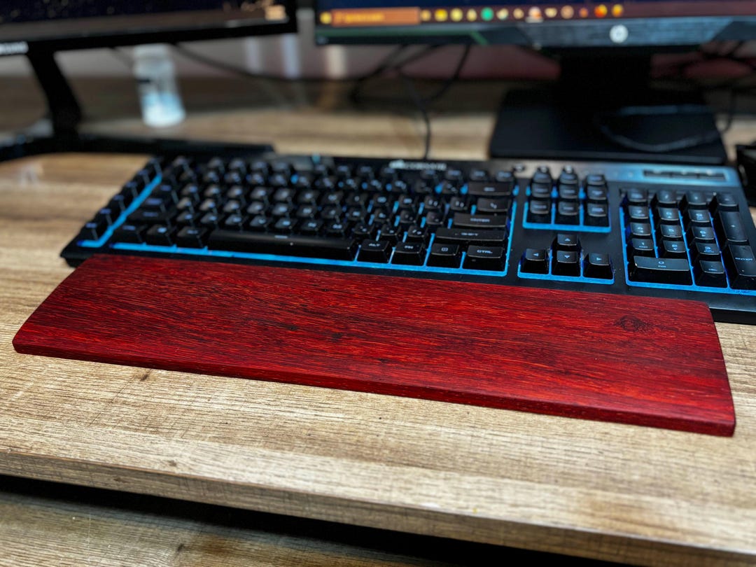 Hardwood Keyboard Wrist Rest - for 65%, TKL & Full Keyboards - Etsy