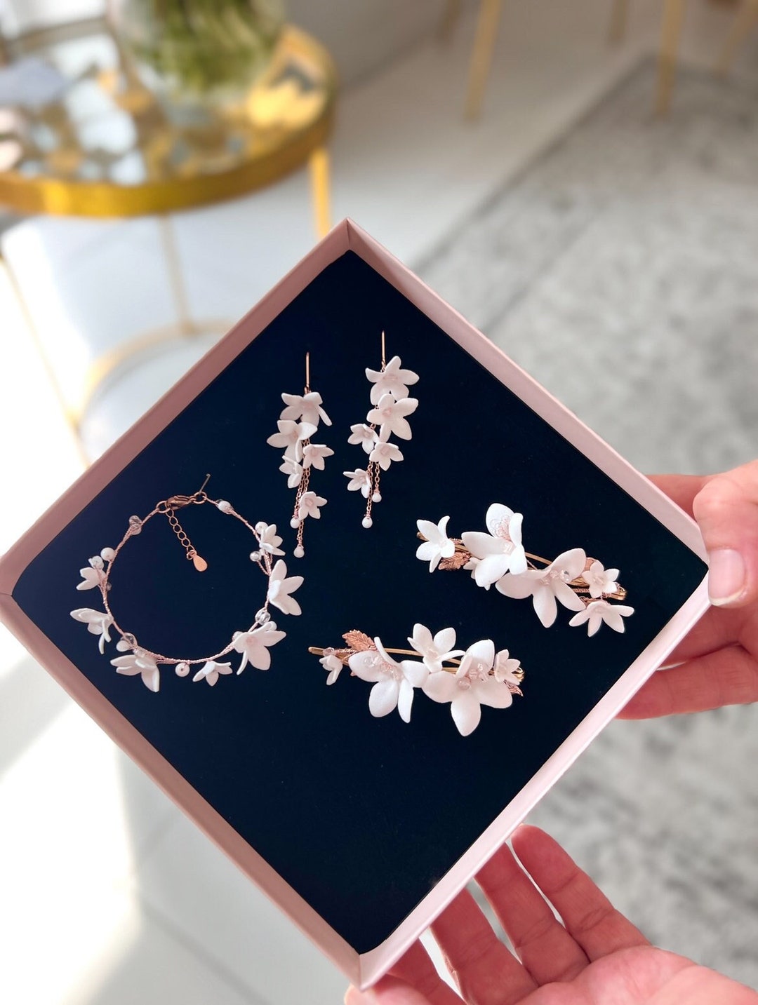 Boho Bridal Jewellery, Boho Bride, Romantic Wedding Earrings, Bridal ...