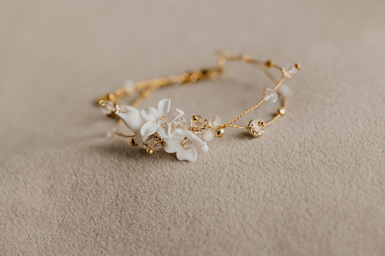 Delicate Wedding Bracelet, Bridal Bracelet for Bride, Boho Wedding ...