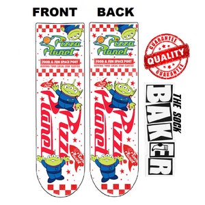 PIZZA PLANET SOCKS - Etsy