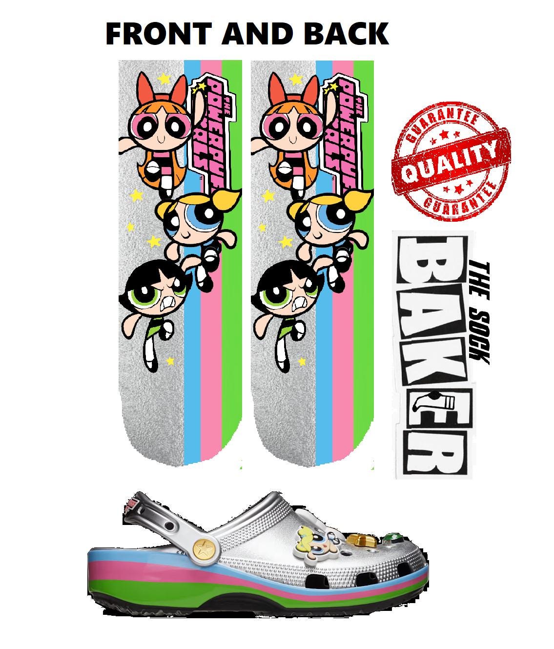 Powerpuff Girls Socks - Etsy