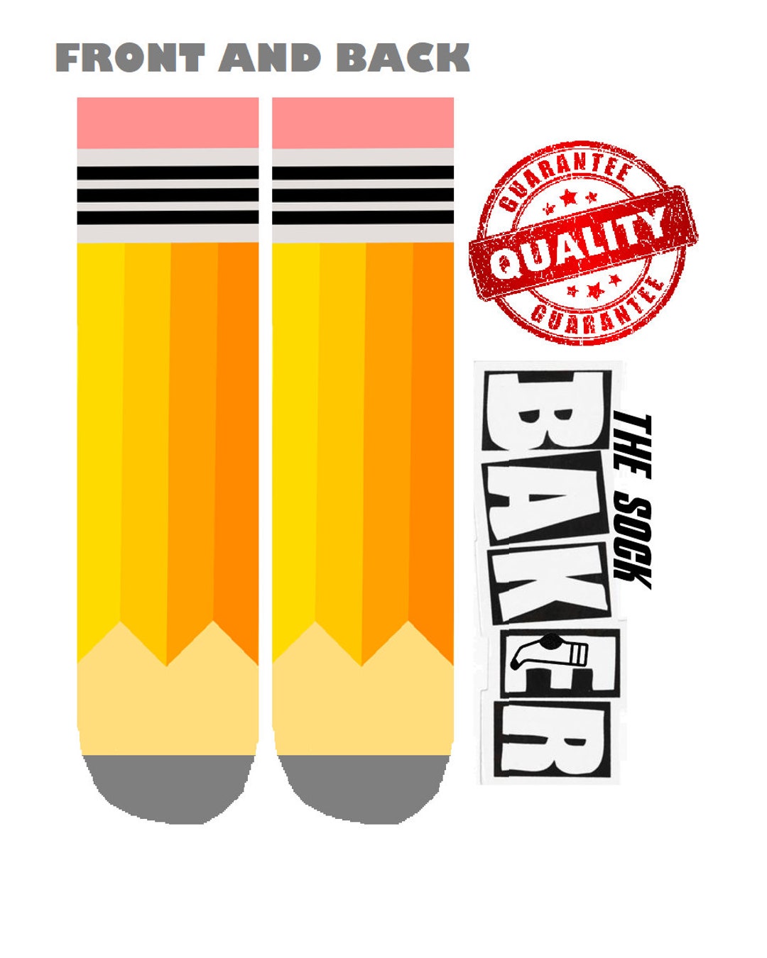 Pencil Socks - Etsy