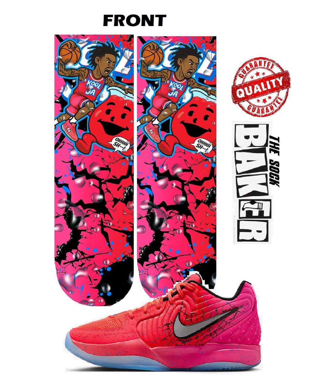 Ja Morant Kool Aid( Tropical Punch)socks to Match - Etsy