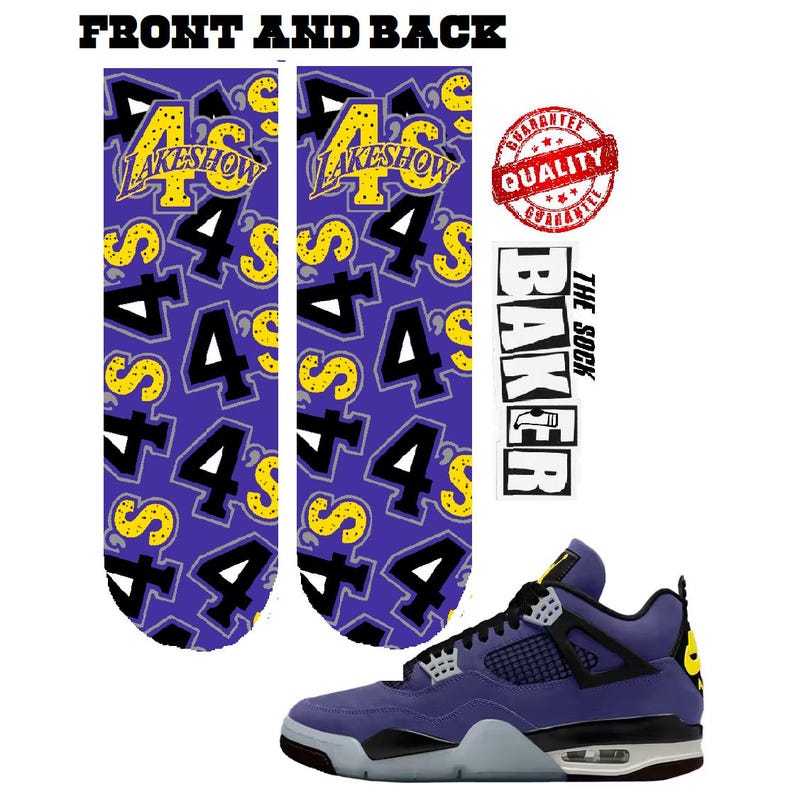 Socks Lakers - Etsy