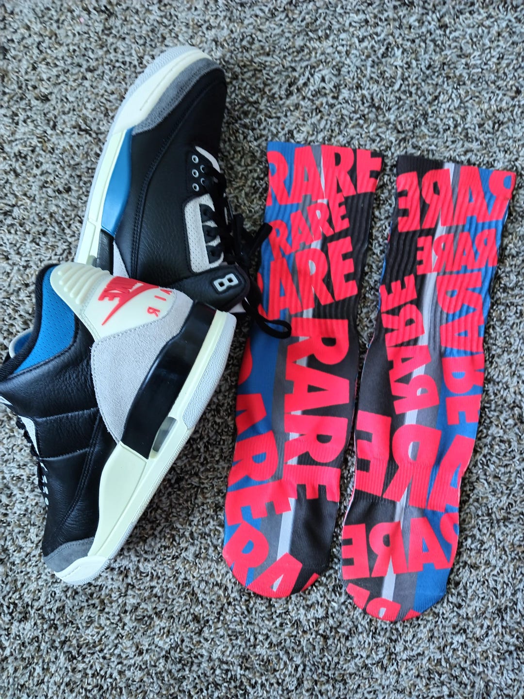 Rare Air 3s Socks to Match - Etsy
