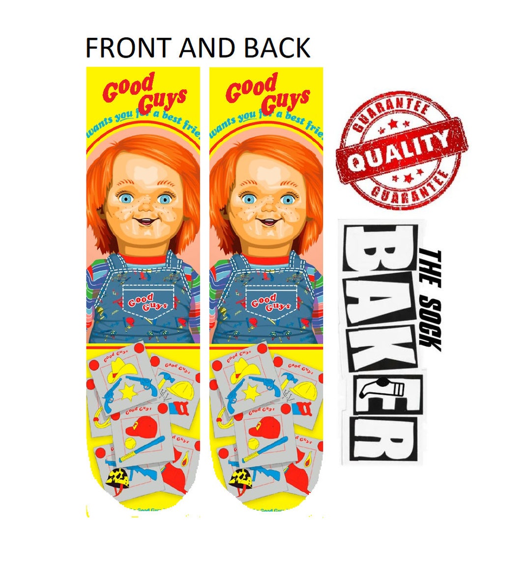 CHUCKY SOCKS - Etsy