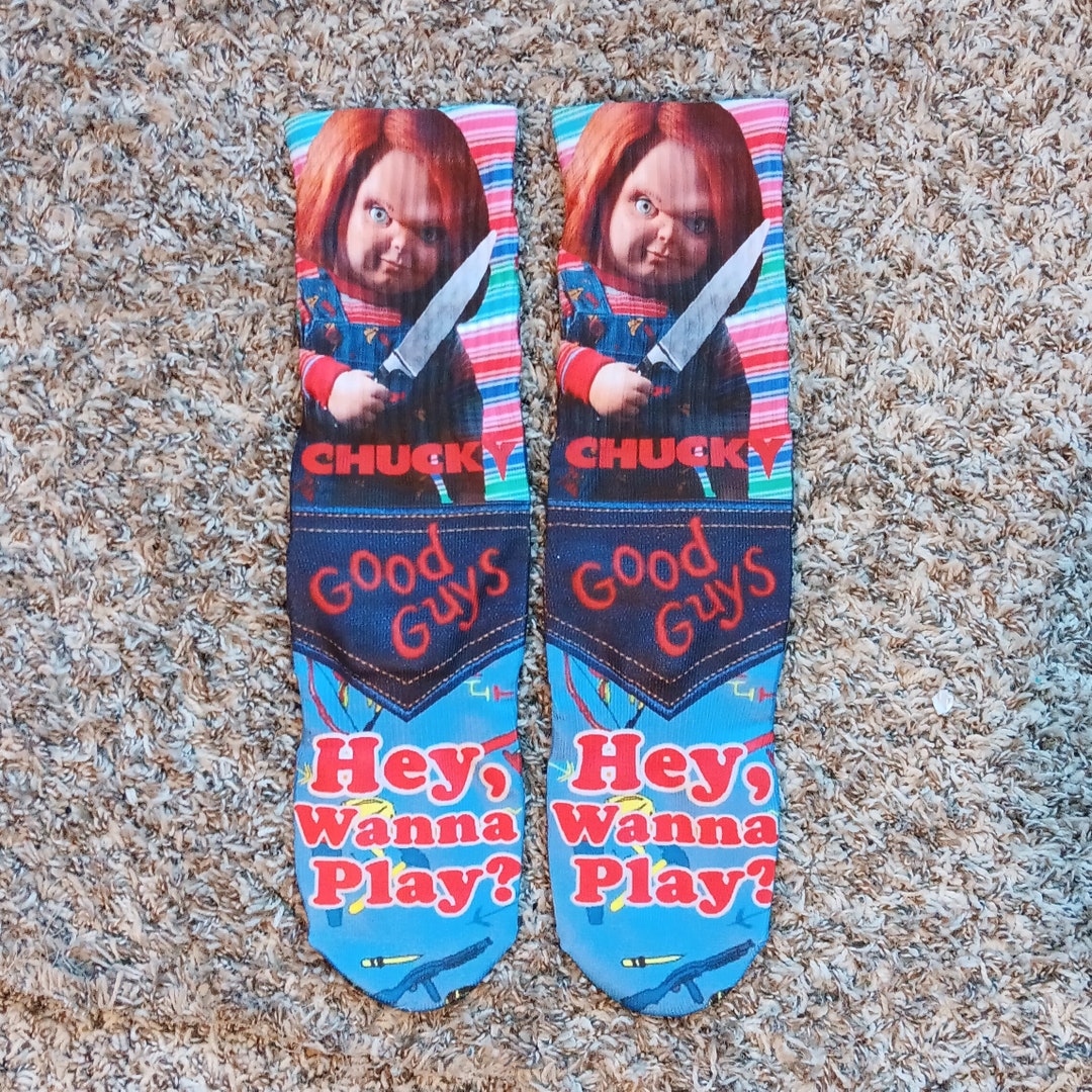 Chucky Socks - Etsy