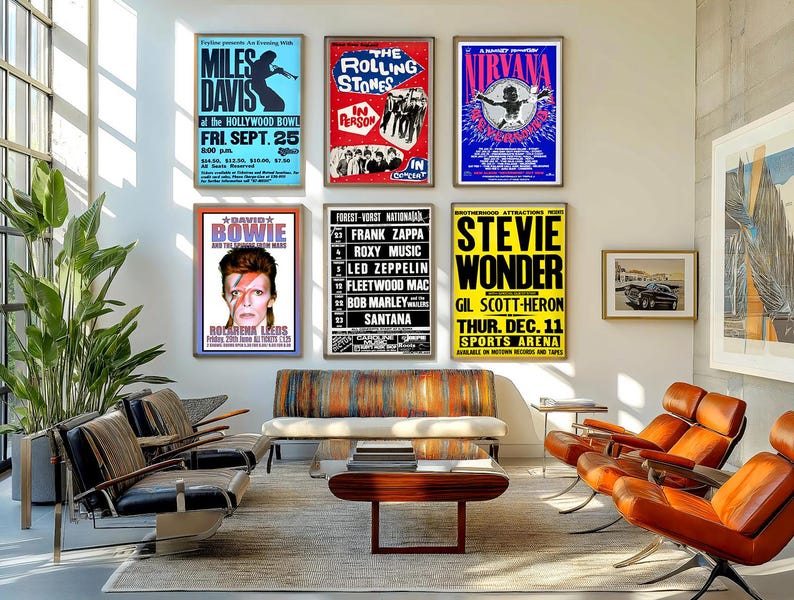 Music Concert Posters 2000 Vintage Posters Beatles Rolling Stones Rock ...