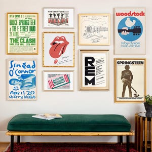 Music Concert Posters 2000 Vintage Posters Beatles Rolling Stones Rock ...