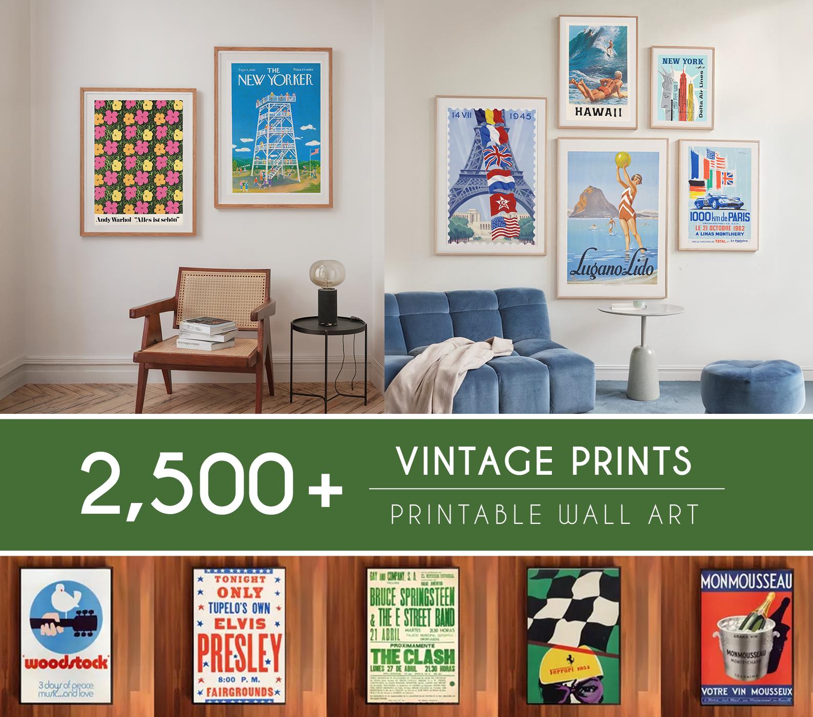 2500+ Maximalist Retro Posters | Music Posters | Eclectic Art Prints ...