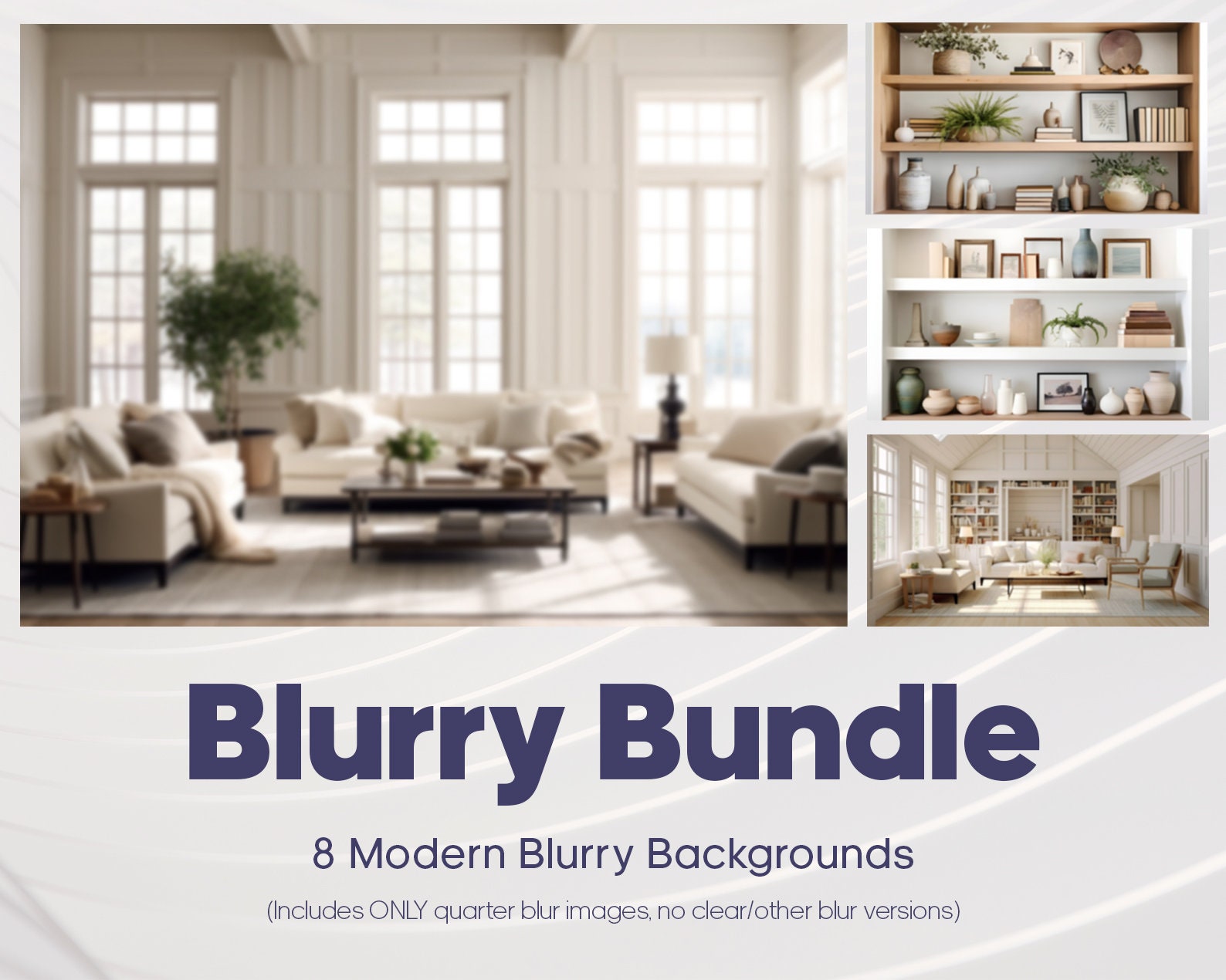 Blurry Zoom Background BUNDLE | 8 Blur Backgrounds | Meeting Background ...