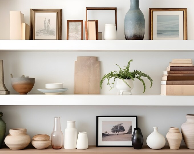 Bookcase Zoom Background Clean Modern Minimal Work From Home Blur & No ...