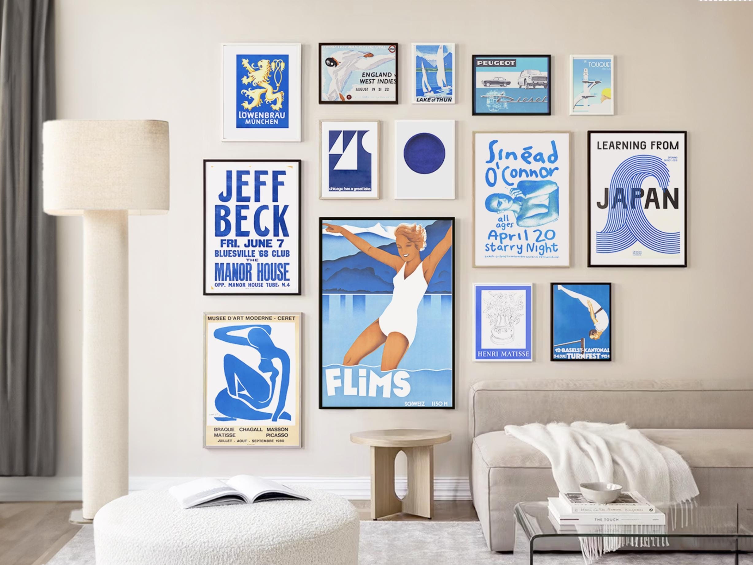 Eclectic Gallery Wall Collection | DIY Your Own Gallery Wall | Concert ...