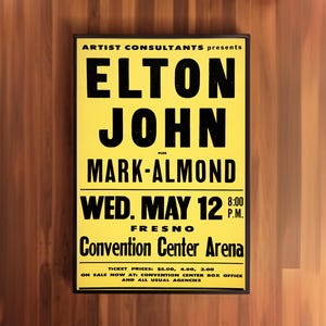 Vintage Concert Posters | Band Posters | Music Lover Collection | Retro ...