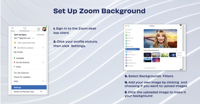 Minimalist Zoom Background Light Blur & No Blur - Etsy
