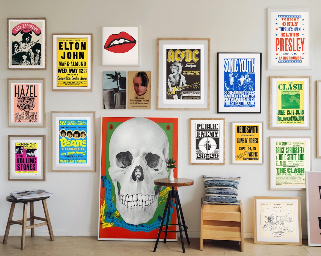 Vintage Concert Posters | Band Posters | Music Lover Collection | Retro ...