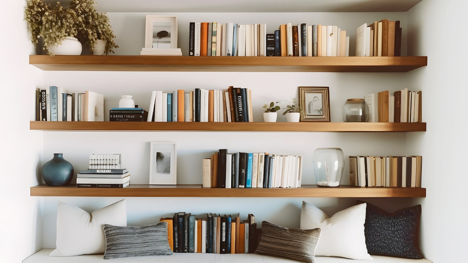 Cozy Couch Bookcase: Zoom Background | Clean Modern | Streaming | Blur ...