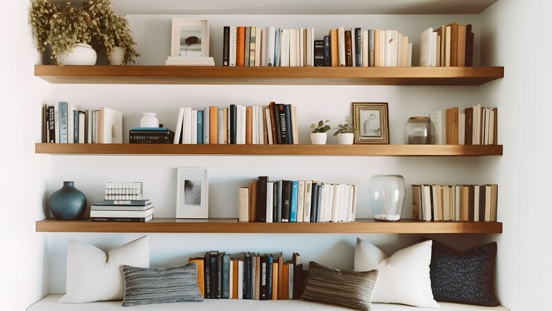 Cozy Couch Bookcase: Zoom Background | Clean Modern | Streaming | Blur ...