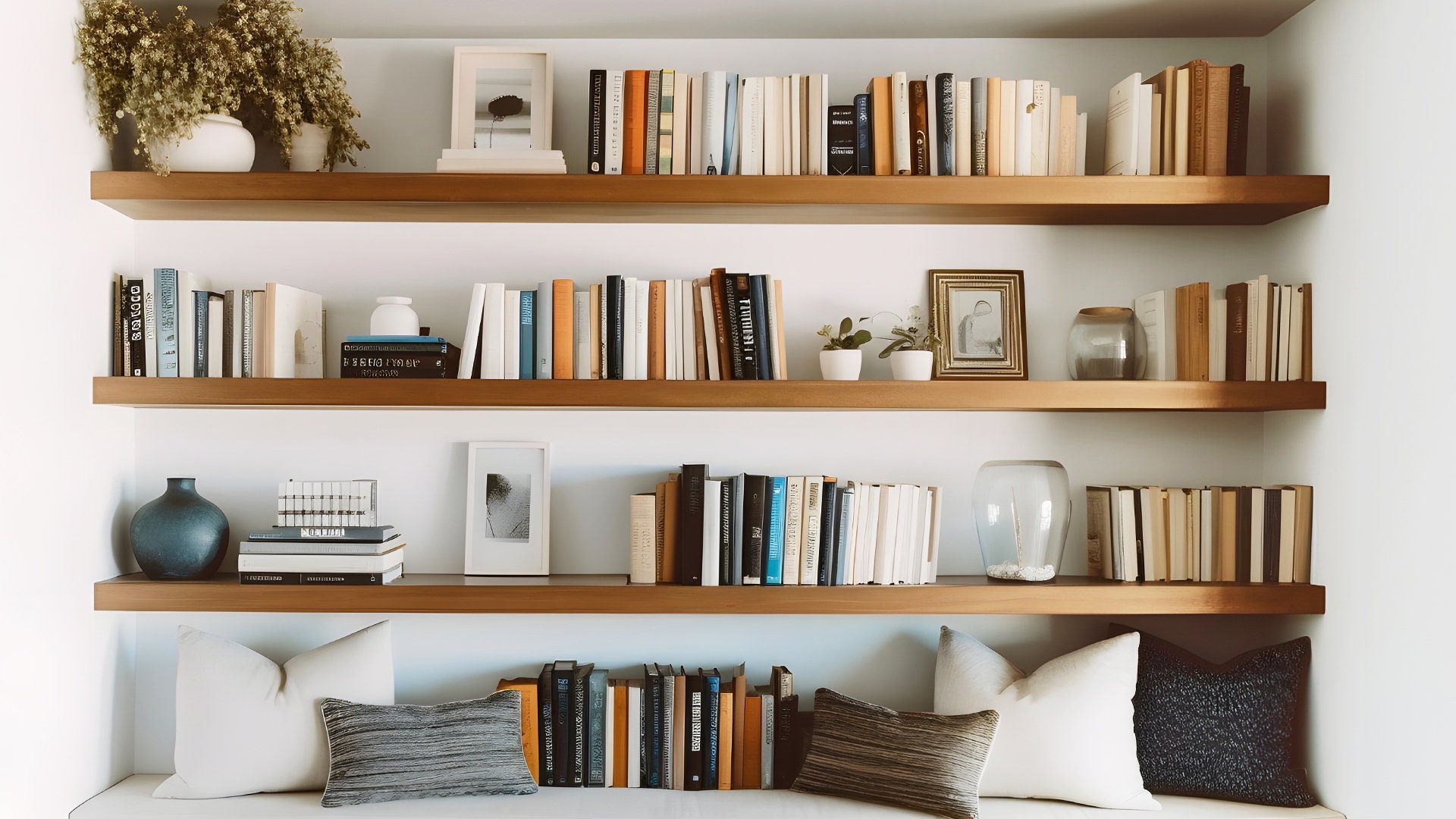 Cozy Couch Bookcase: Zoom Background | Clean Modern | Streaming | Blur ...