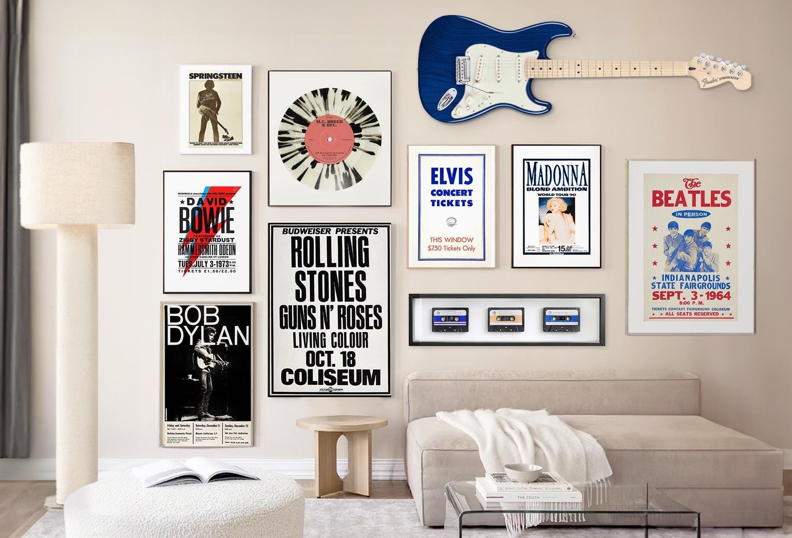 Music Concert Posters 2000 Vintage Posters Beatles Rolling Stones Rock ...
