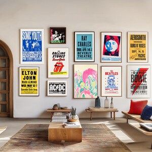 Music Concert Posters 2000 Vintage Posters Beatles Rolling Stones Rock ...