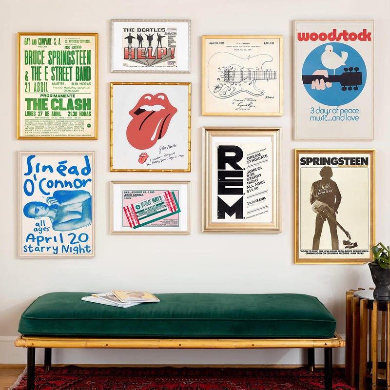 Rock Concert Posters - Etsy