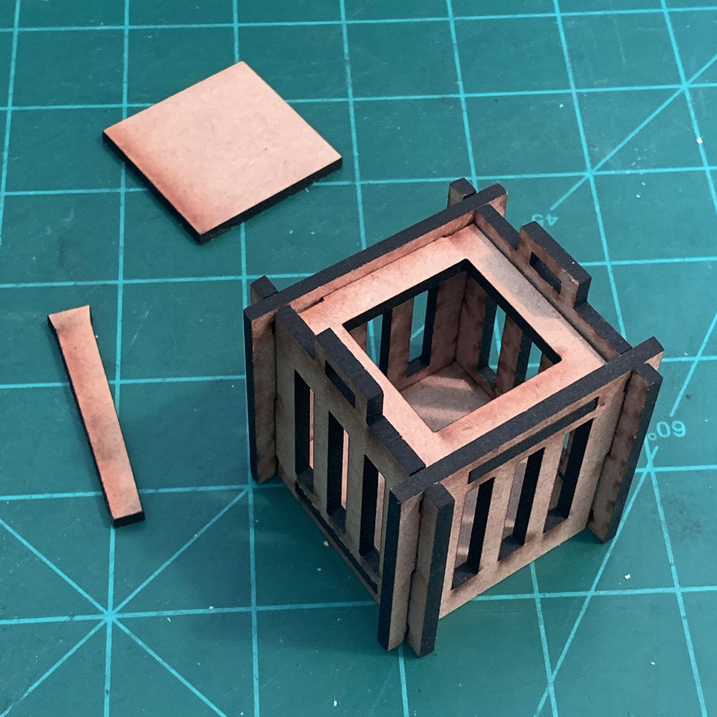 Dice Jail Boxes Instant Download Template for Laser Cutting and ...