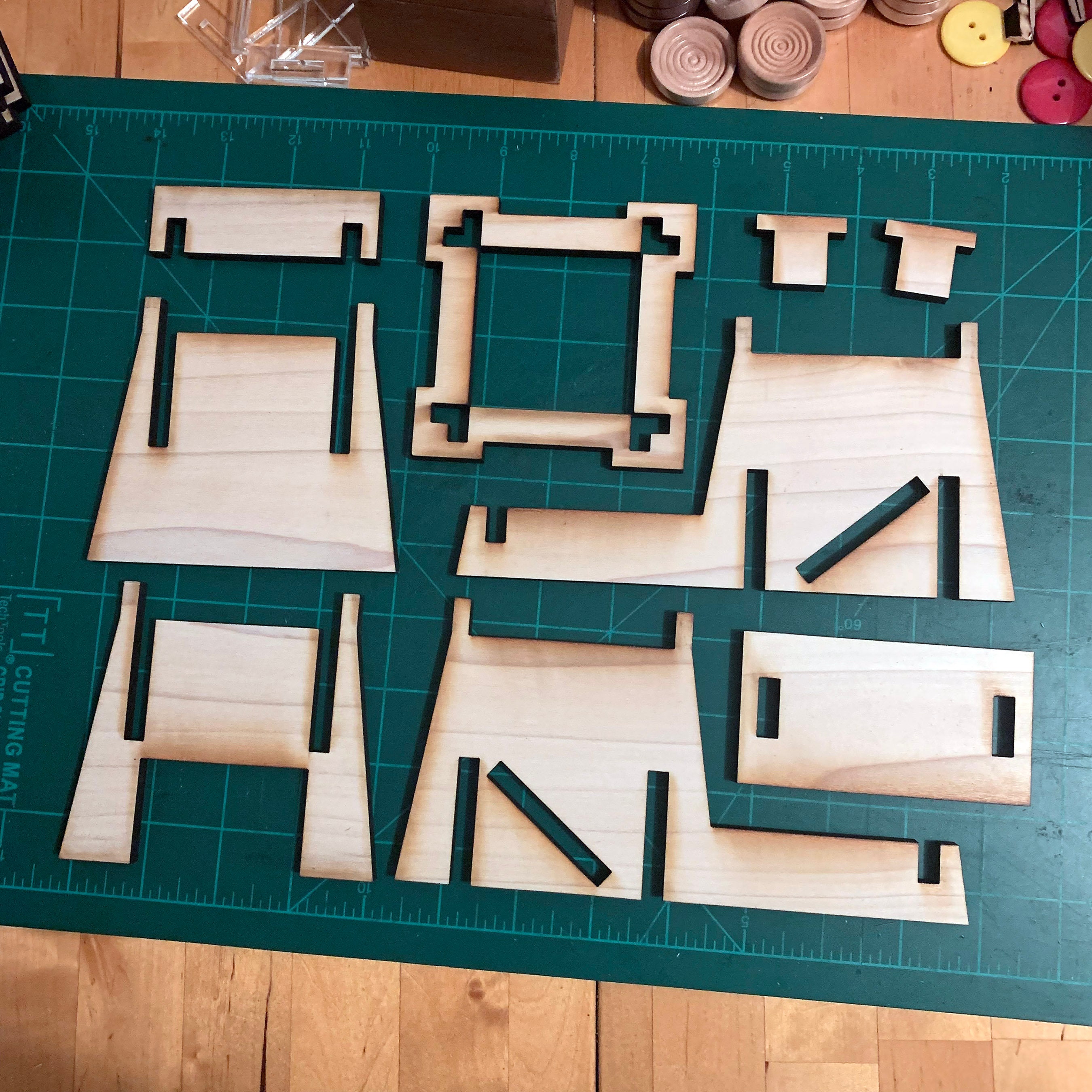 The Infinite Dice Tower Instant Download Template for Laser Cutting and ...