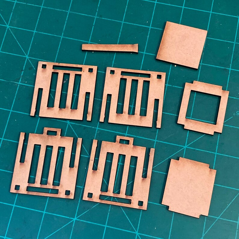Dice Jail Boxes Instant Download Template for Laser Cutting and ...